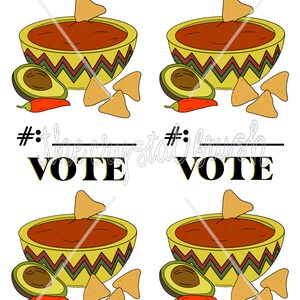 Salsa Contest Digital Pack | Cinco De Mayo Digital Download - Etsy