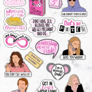 Mean Girls Digital Sticker Sheet | Mean Girls Digital Download ...