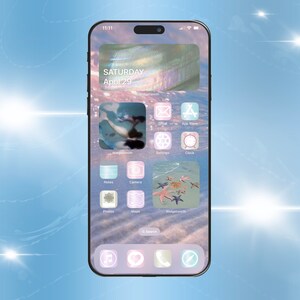 Mermaid Aesthetic App Pack Pearl Phone Case Coastal Cowgirl Ocean Y2k ...