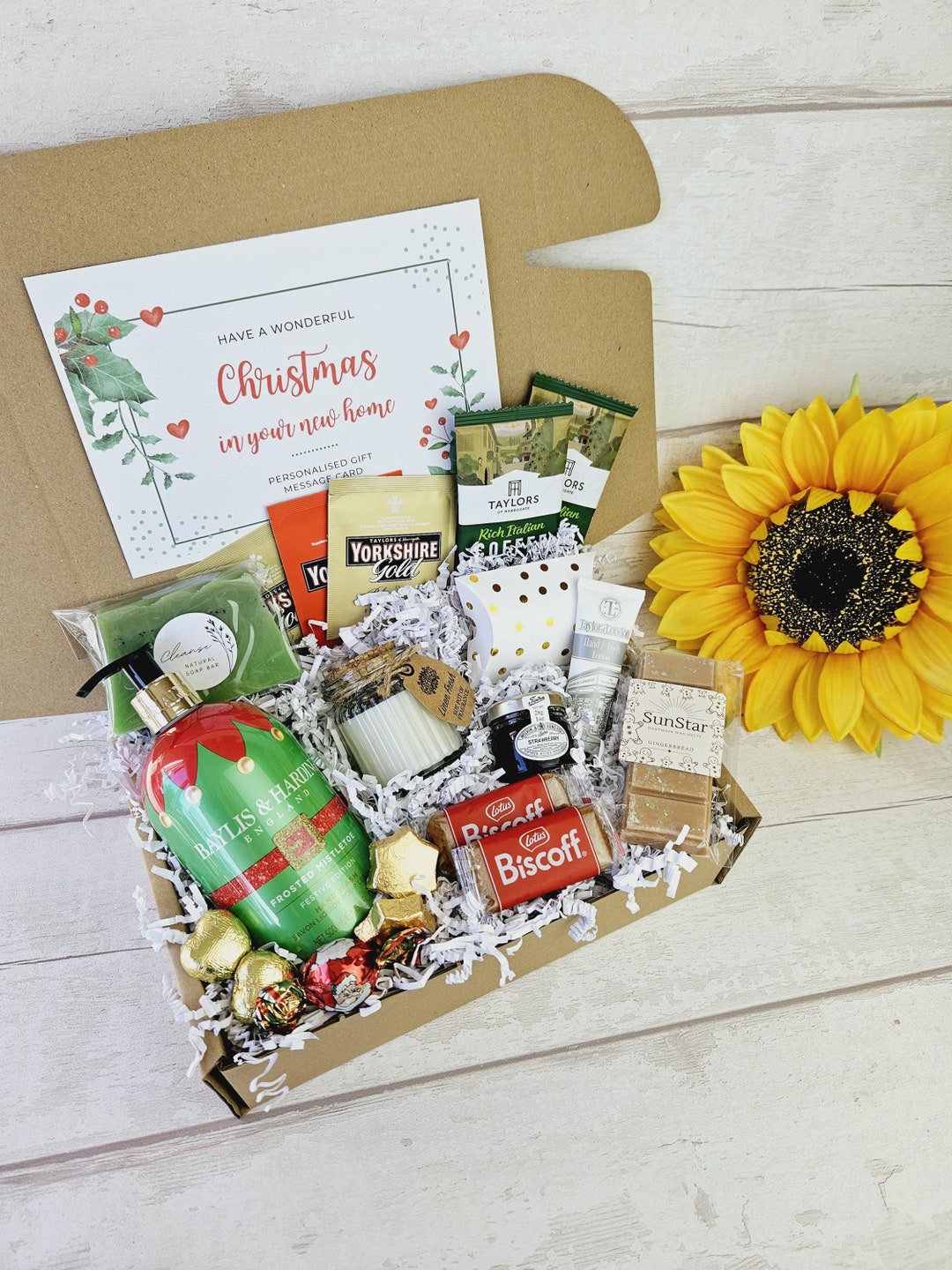 Christmas Housewarming Gift Box, New Home Hamper, Buying First Home ...