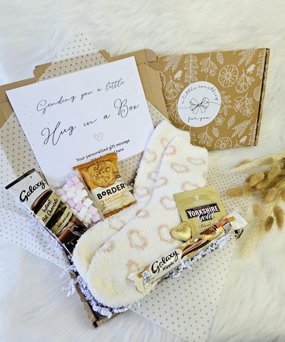Hug in a Box, Cuddle Gift | Treat Box | Personalised | Self Care Gift ...