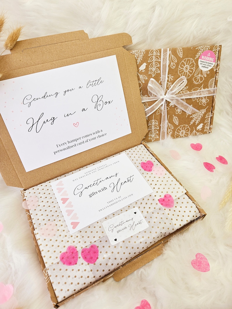 Hug in a Box | Treat Box | Letterbox Gift | Get Well Soon | Thinking of ...