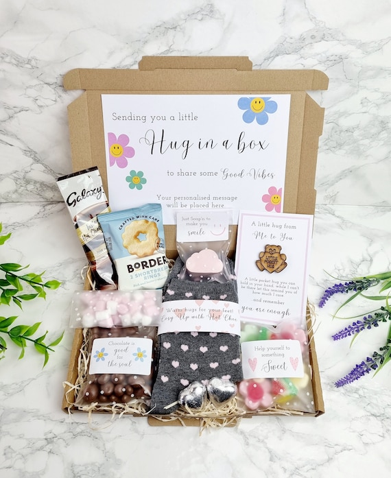 Thinking of You Sending Hugs Hug in a Box Gift Sending Good - Etsy UK