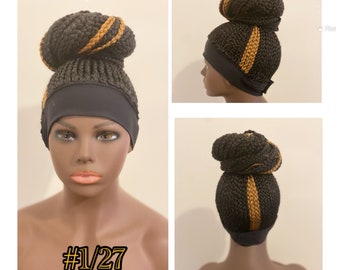 READY TO SHIP Box Braids Braided Headband Wig 30inches - Etsy