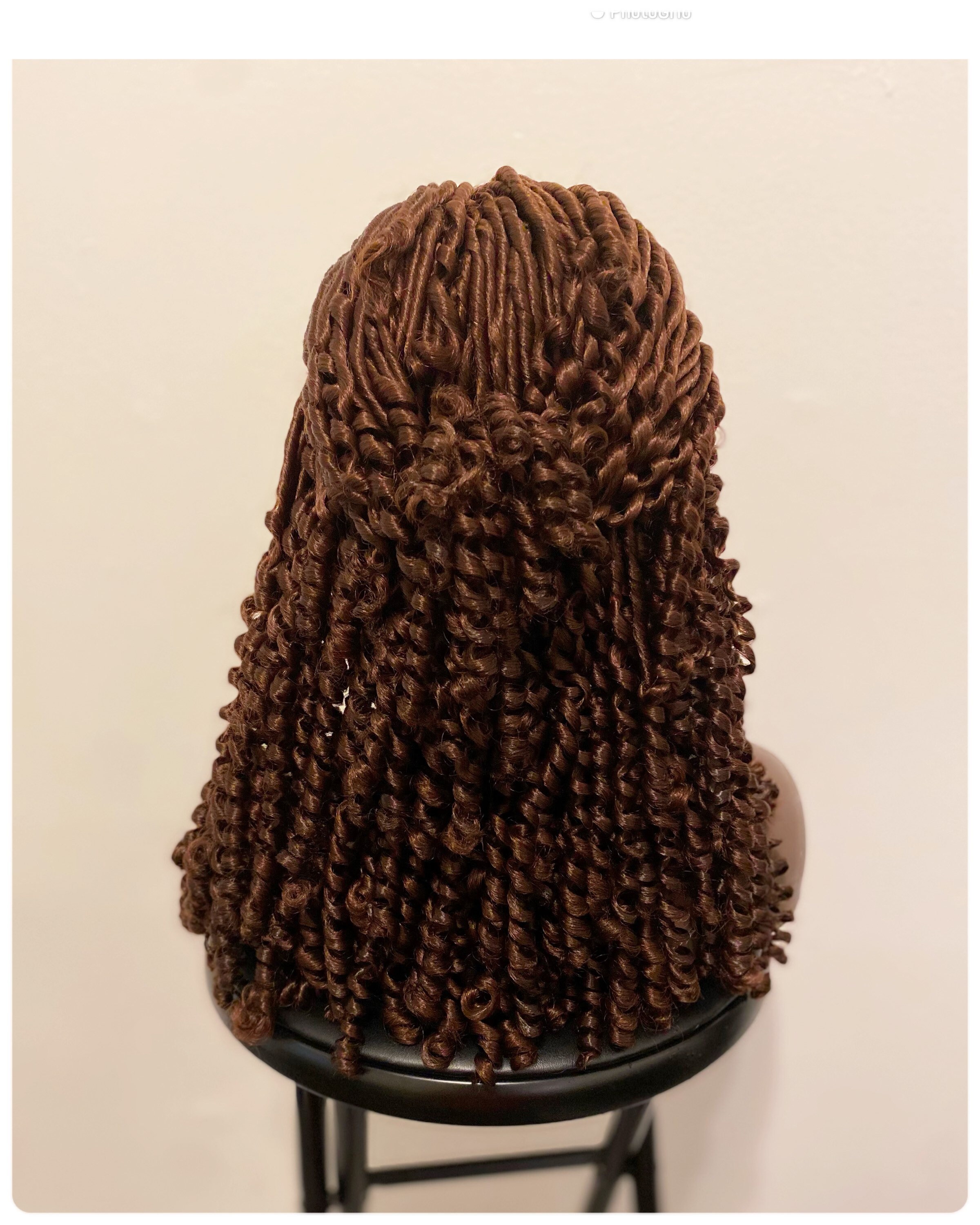 Curly Faux Loc Dreadlocks Headband Wig. - Etsy
