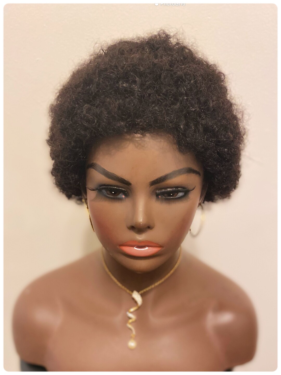 Low Cut Afro Wig. - Etsy