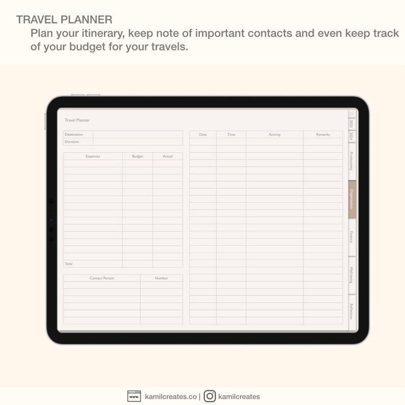 2023 2024 Dated Weekly Planner Ver 1 Minimalist Weekly - Etsy