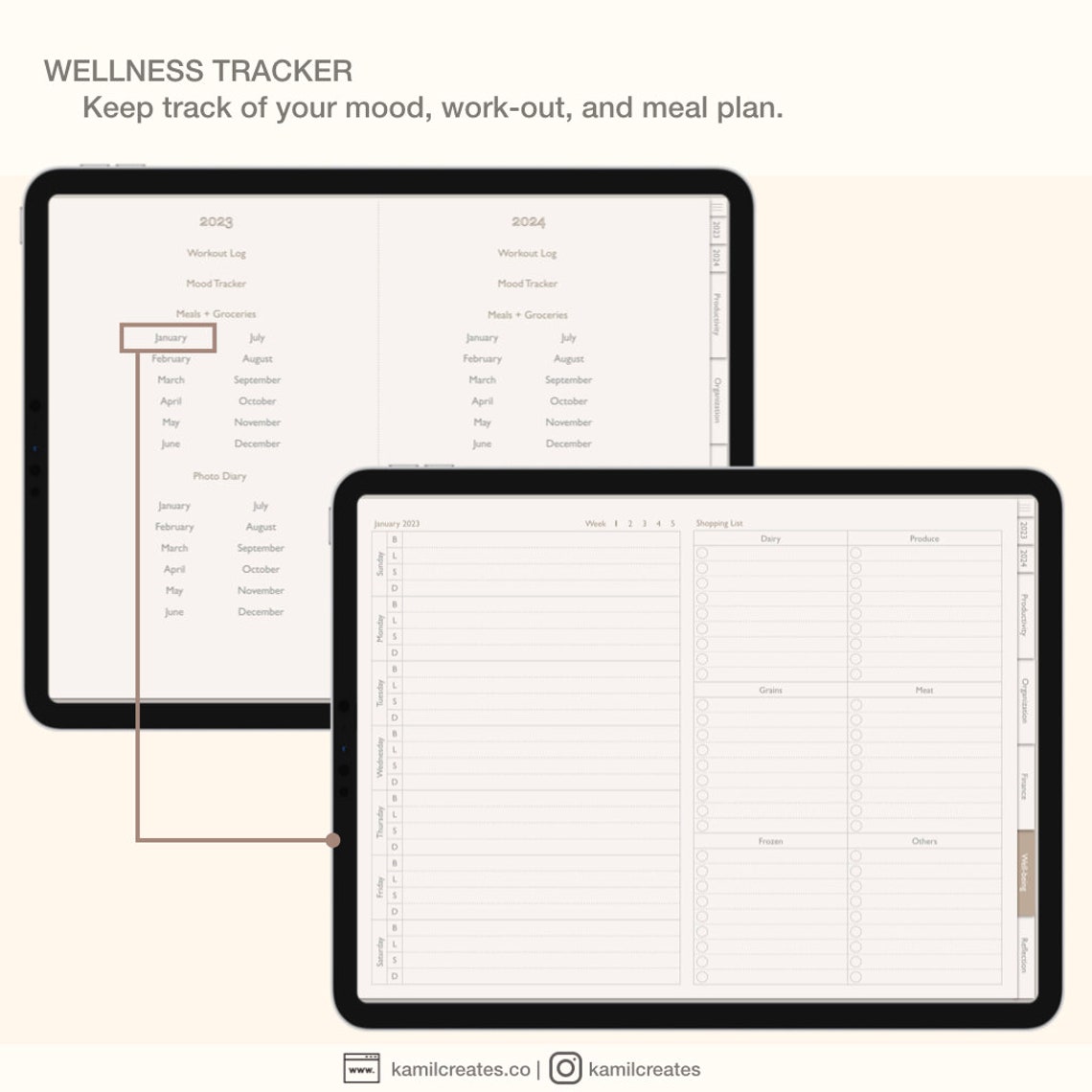 2023 2024 Dated Weekly Planner Ver 1 Minimalist Weekly - Etsy