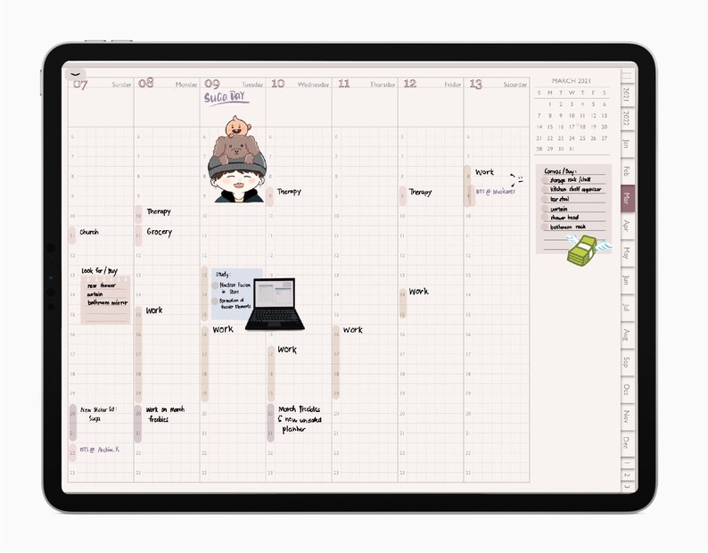 Suga Sticker | Yoongi Sticker | BTS Sticker | Digital Printable Sticker ...