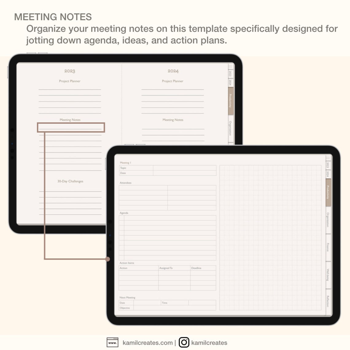 2023 2024 Dated Weekly Planner Ver 1 Minimalist Weekly - Etsy