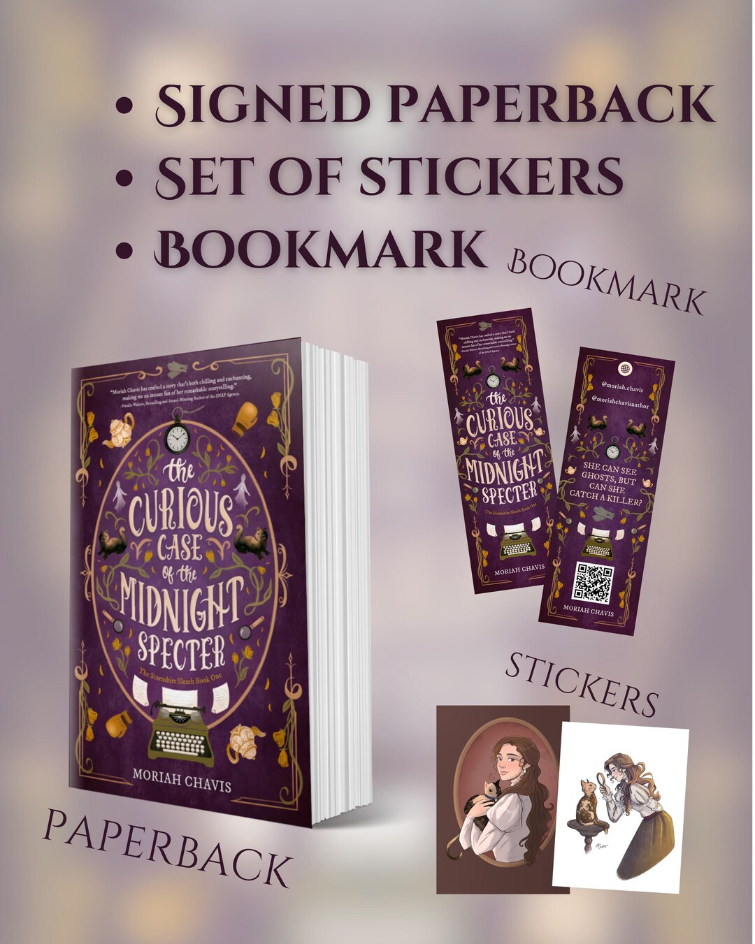 PREORDER: the Curious Case of the Midnight Specter (SIGNED) - Hardback ...