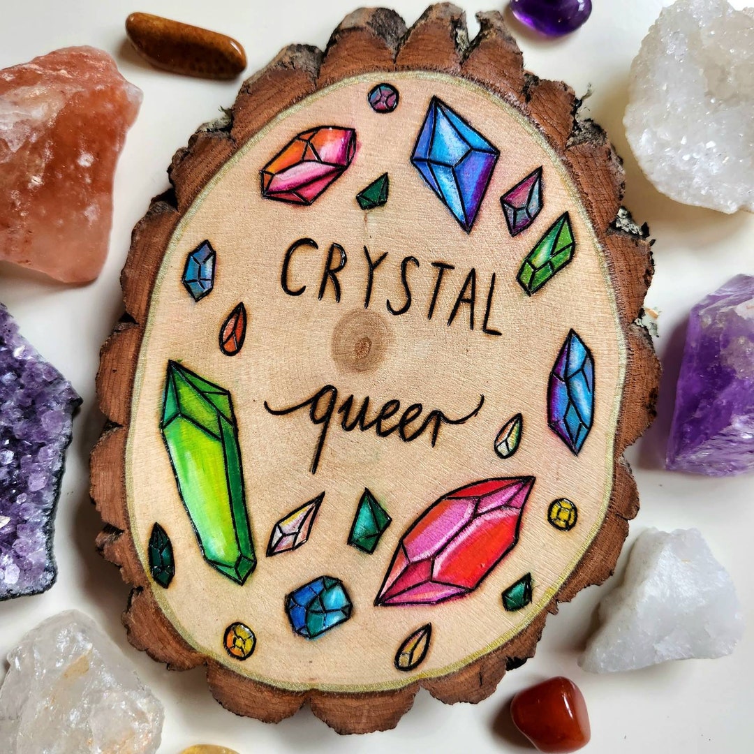 Crystal Queer Art, Pride, Crystal Art,lgbtqia, Cottage Core Art ...