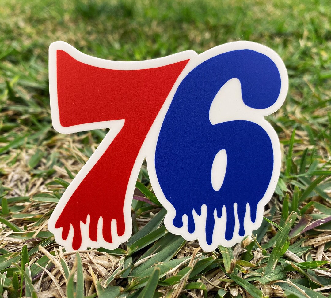 76 Drip Sticker - Etsy