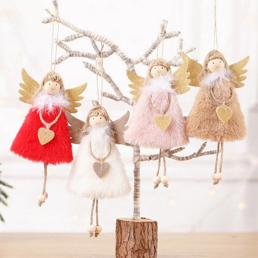 Christmas Angel Doll Cute Xmas Tree Ornament Hanging Angel - Etsy