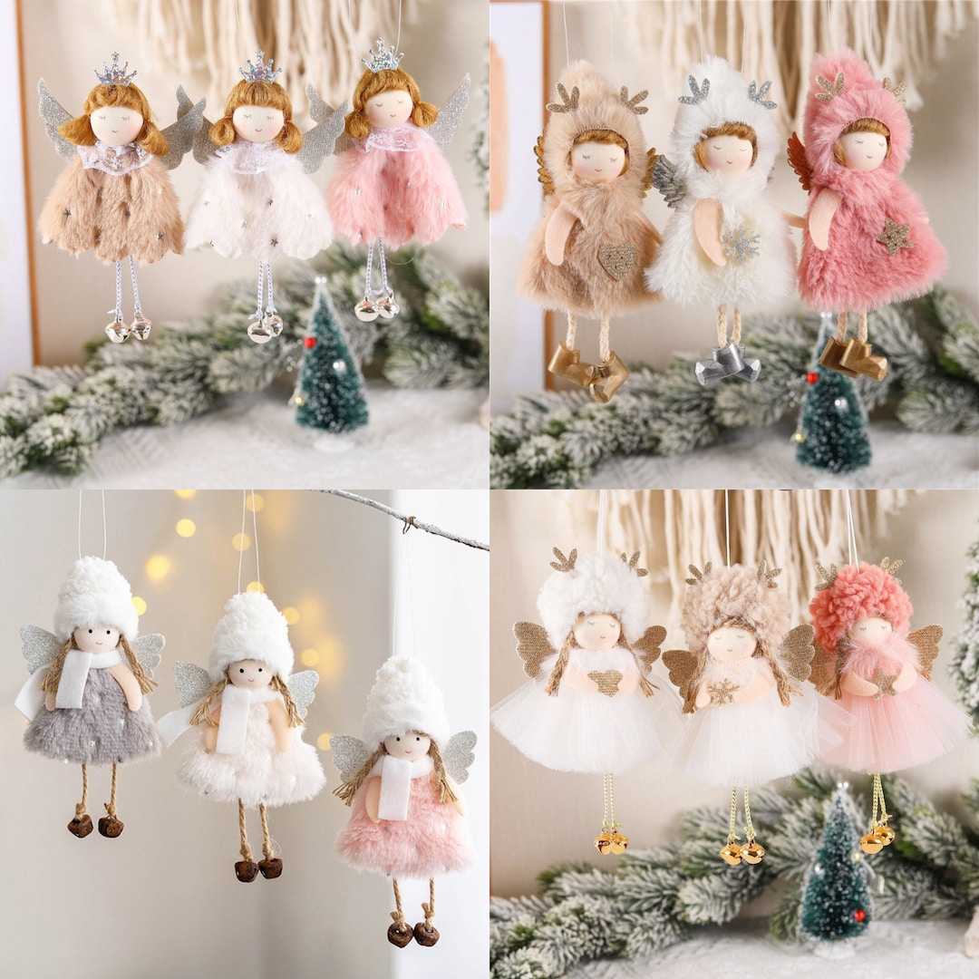 3pcs Xmas Angel Sets, Hanging Angel Doll, Xmas Angel, Christmas Tree ...