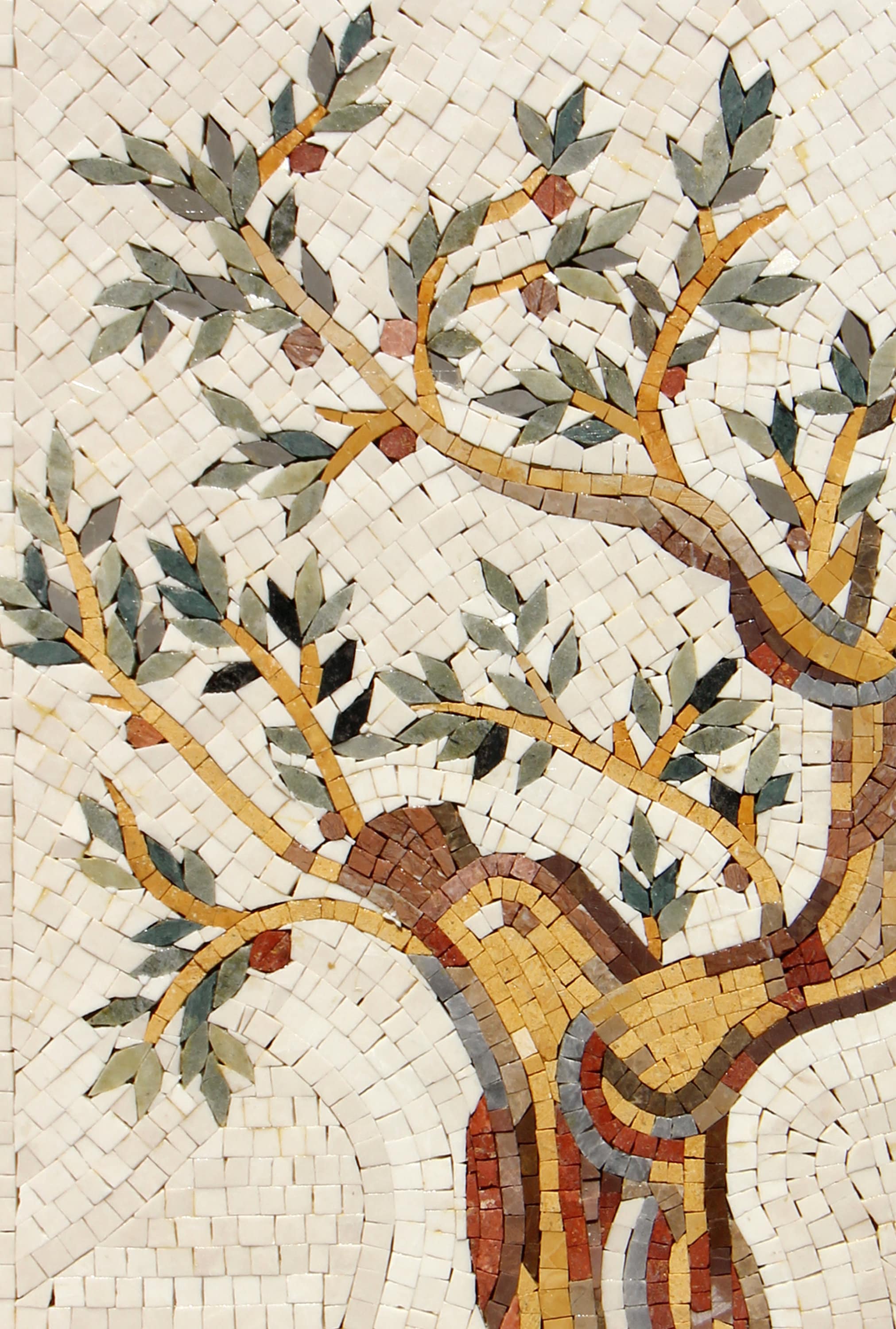 OLIVE TREE MOSAIC - Backsplash Marble Mosaic Tiles. Customization ...