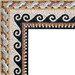 8″ Multi‑pattern Greek‑key Border Mosaic – Handmade Marble Tile Trim ...