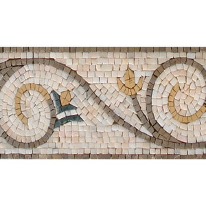 6 Handmade Pattern Marble Mosaic Border Design Art Tile - Etsy