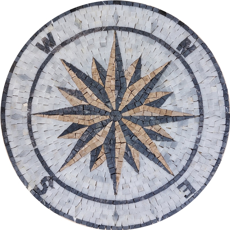 Stone Compass Rose - Etsy