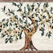 Olive Tree Backsplash Marble Mosaic Tiles. Customization. Handcrafted ...