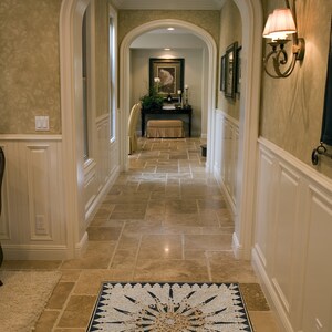 CALESTIAL SUN BACKSPLASH | Square Sun Artwork Mosaic Tiles for New Home ...