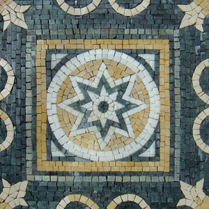 24 Handmade Colorful Decorative Square Shape Marble Mosaic Art Tile ...