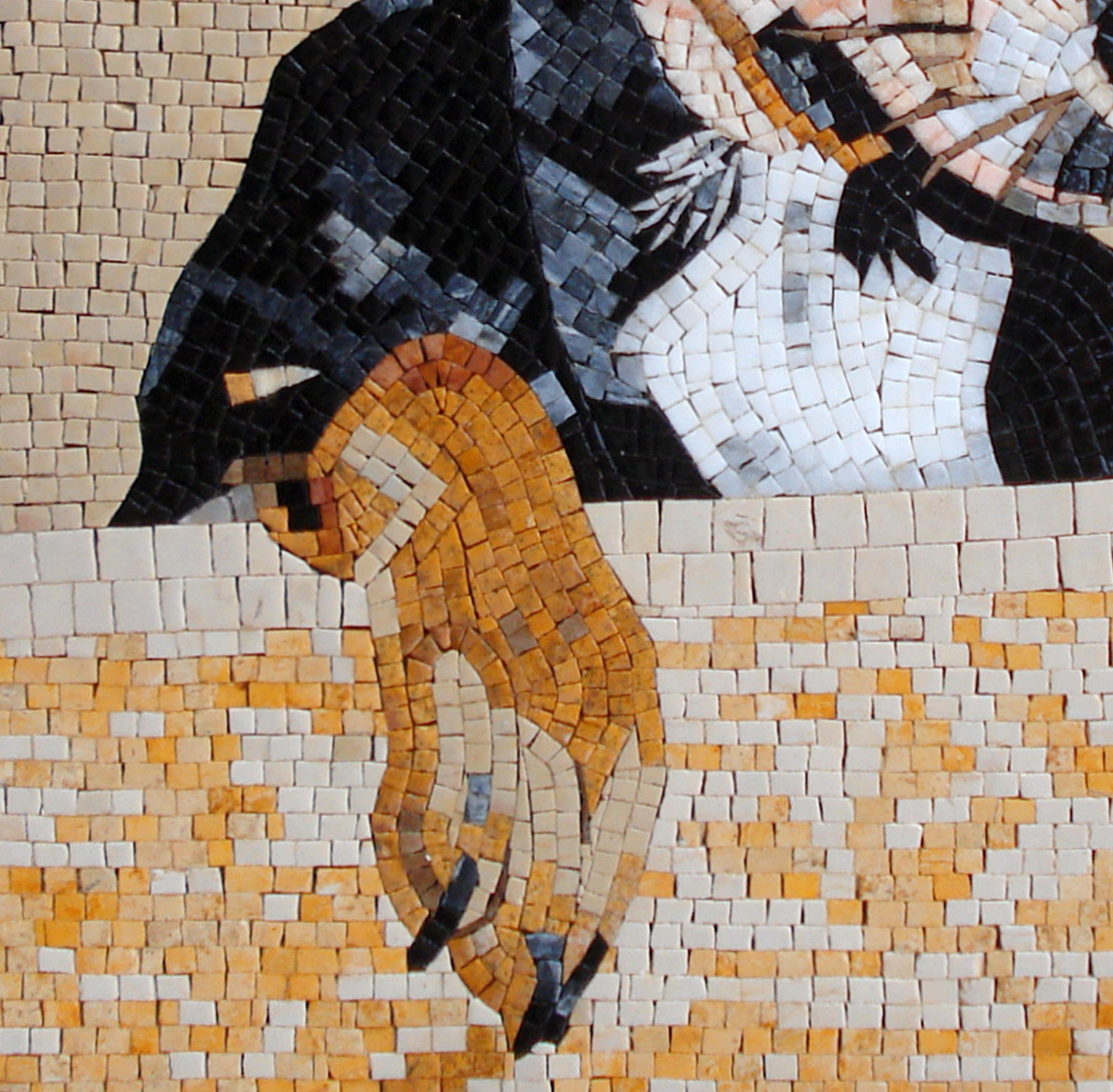 Handmade Labrador Dog Mosaic Tile Art: Pet Portrait (24x24") - Etsy