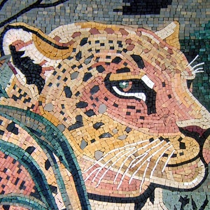 TIGER ART TILES| Wild Jungle Animal Mosaic Tiles for House Warming Gift ...