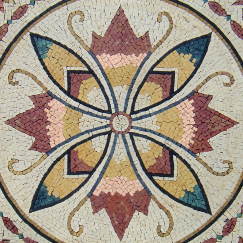 32 Square Handmade Pattern Marble Mosaic Art Tile Décor - Etsy