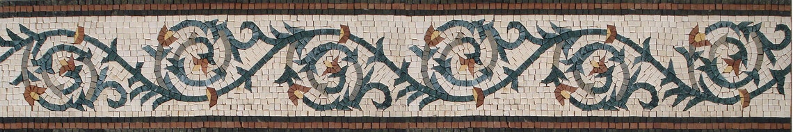 6 Handmade Border Design Decor Wall Art Marble Mosaic - Etsy