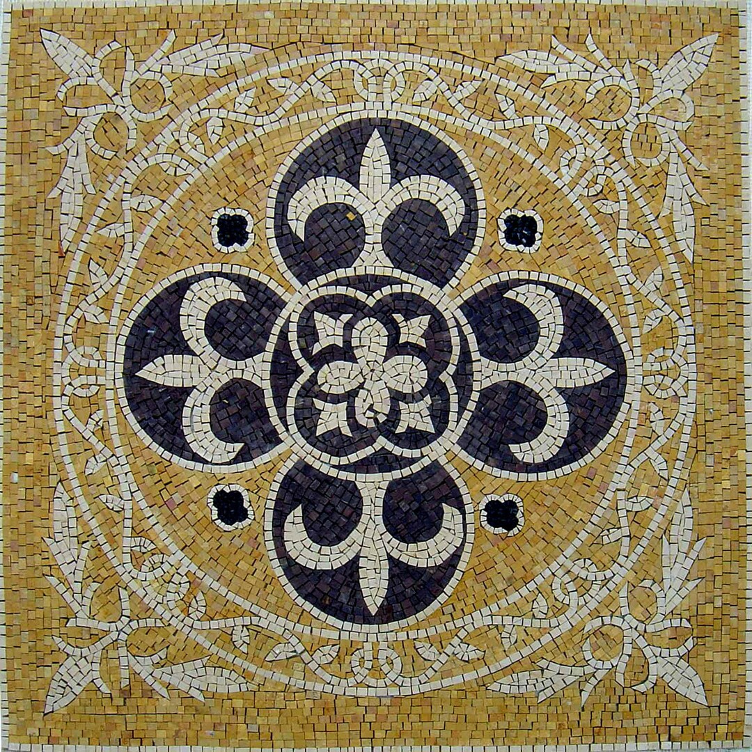 40 Handmade Marble Mosaic Square Floor Interior Home - Etsy