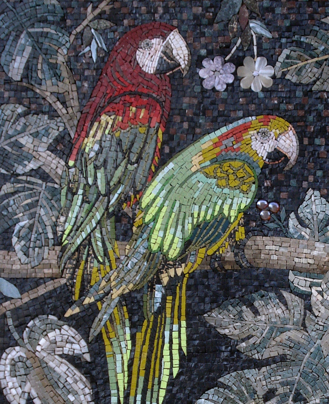 PARROT MOSAIC ART Mosaic Marble Tiles Macaw Parrots Art - Etsy