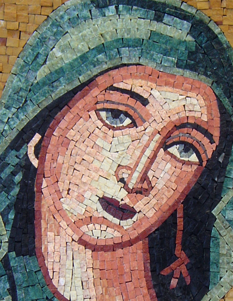 Handmade Christian Religious Marble Mosaic Icon Wall Mural Art - Etsy