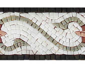 10 Handmade Pattern Marble Mosaic Border Design Art Tile Décor - Etsy