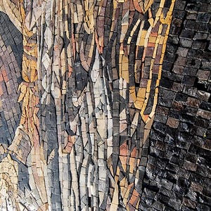 EAGLE MOSAIC MURALS Bird Mosaic Tiles for Living Room Walls Bald Eagle ...