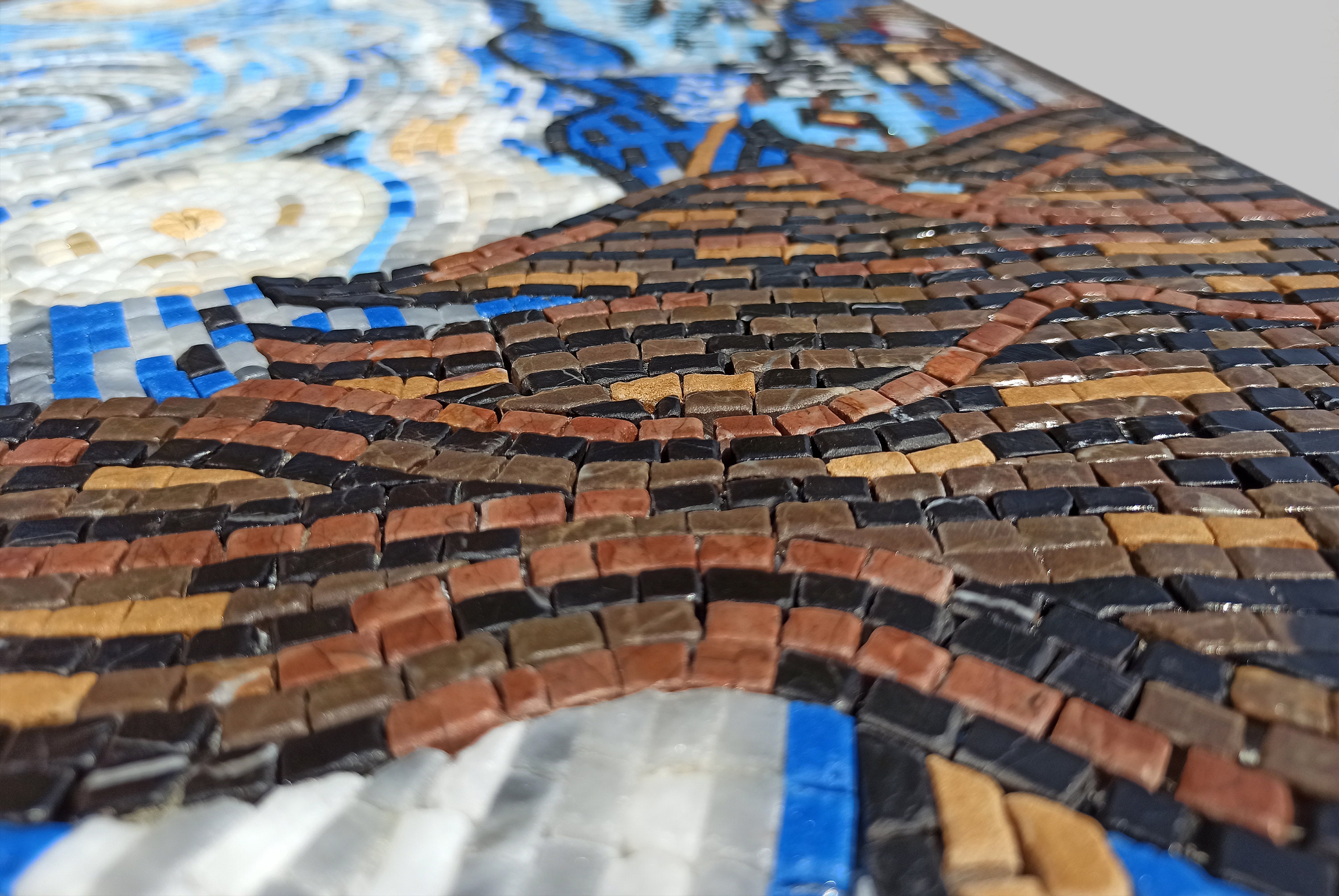 Vincent Van Gogh the Starry Night Mosaic Reproduction - Etsy