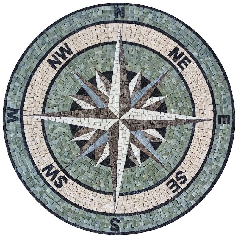Compass Rose Inlay - Etsy