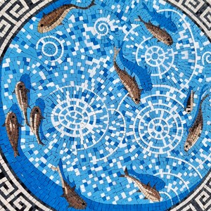 FISH MOSAIC TILES| Sea Life Mosaic Tiles for New Home Kitchen and House ...