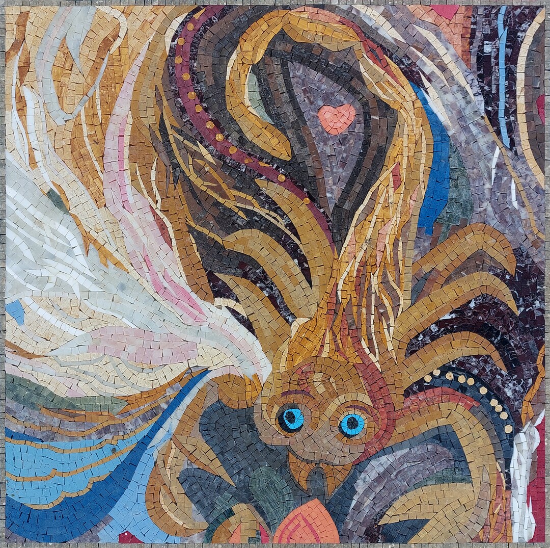 SCORPIO ZODIAC MOSAIC Tiles | Scorpio Zodiac Symbol Mosaic Tiles for ...