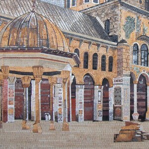 UMAYYAD MOSQUE MURALS | Damascus Mosque of Syria Master Piece Artwork ...