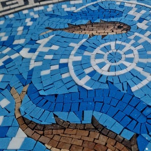Handmade Fish Mosaic Tile: Kitchen Backsplash, Pool Art (36") - Etsy