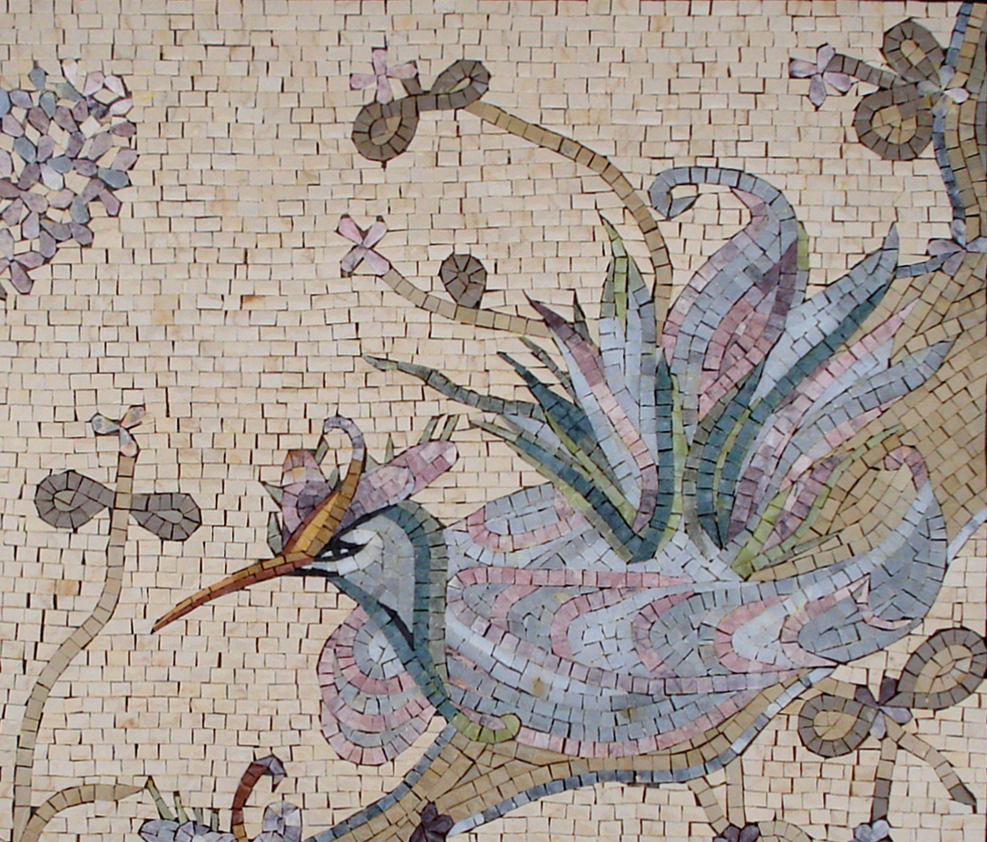 MYSTICAL WALL ART Bird Mosaic Tile Backsplash Marble Floor - Etsy