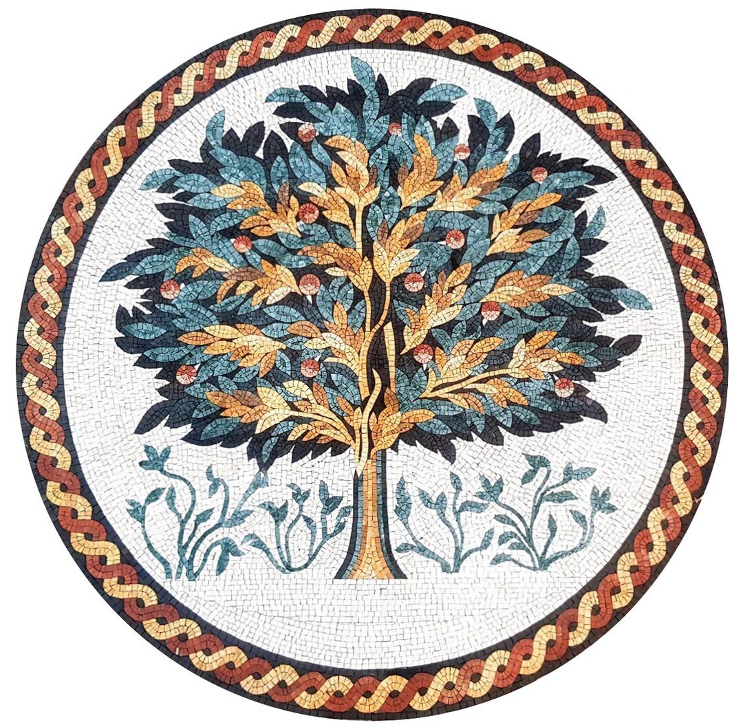 TREE of LIFE BACKSPLASH | Tree of Life Mosaic Art Tiles | Nature Art on ...