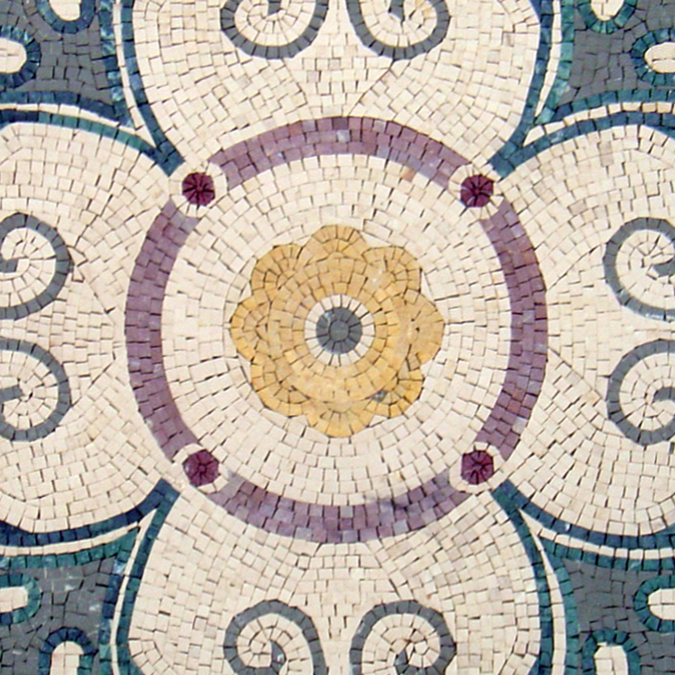 40 Handmade Flooring Pattern Square Marble Mosaic Art - Etsy