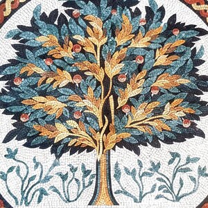 TREE of LIFE BACKSPLASH | Tree of Life Mosaic Art Tiles | Nature Art on ...