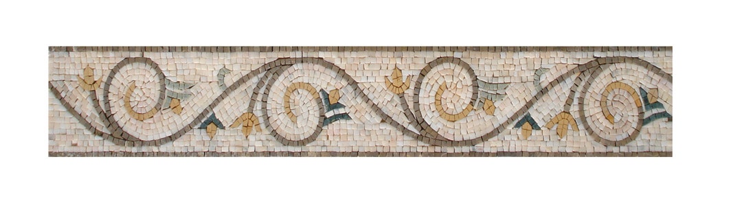 6 Handmade Pattern Marble Mosaic Border Design Art Tile Décor - Etsy