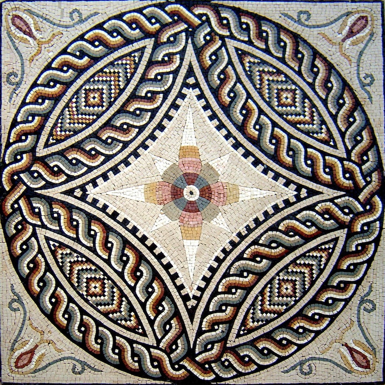 40 Handmade Marble Mosaic Square Floor Interior Home - Etsy