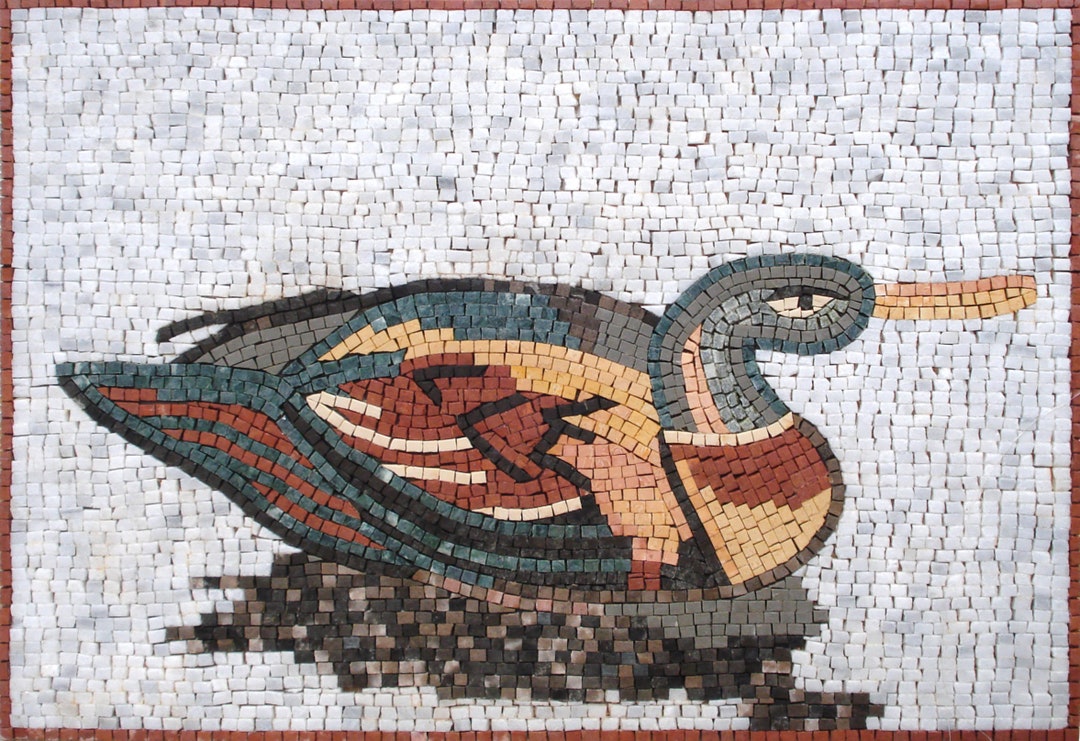 DUCK MOSAIC TILES | Tiles for House Warming and Living Room Walls ...