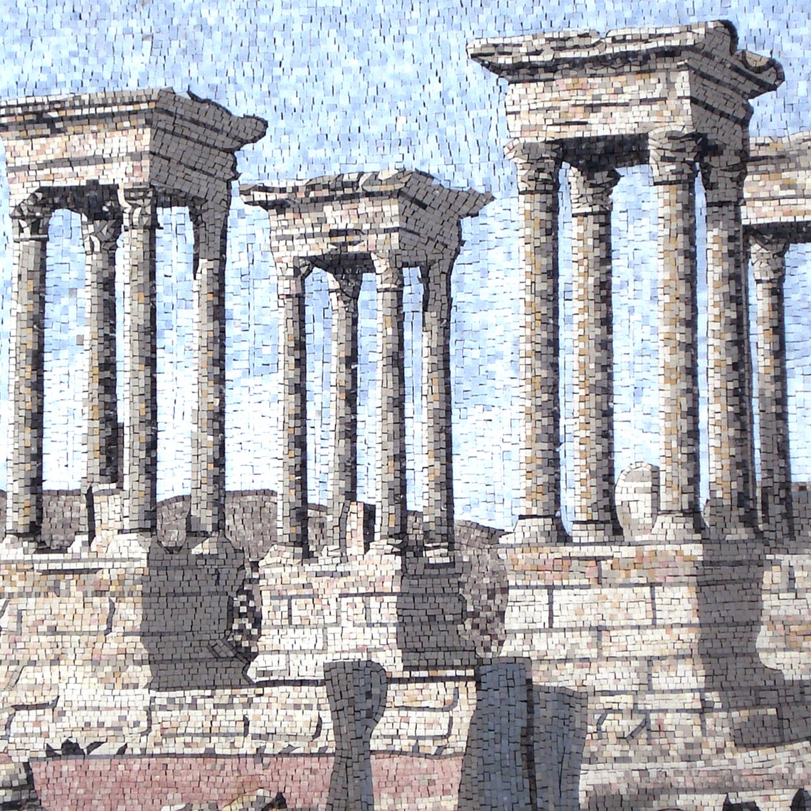 Tetra Theater Art Palmyra Temple Art Greece Wall Art - Etsy