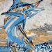 Handmade Swordfish Mosaic Mural: Leaping Marlin Marble Wall Art - Etsy